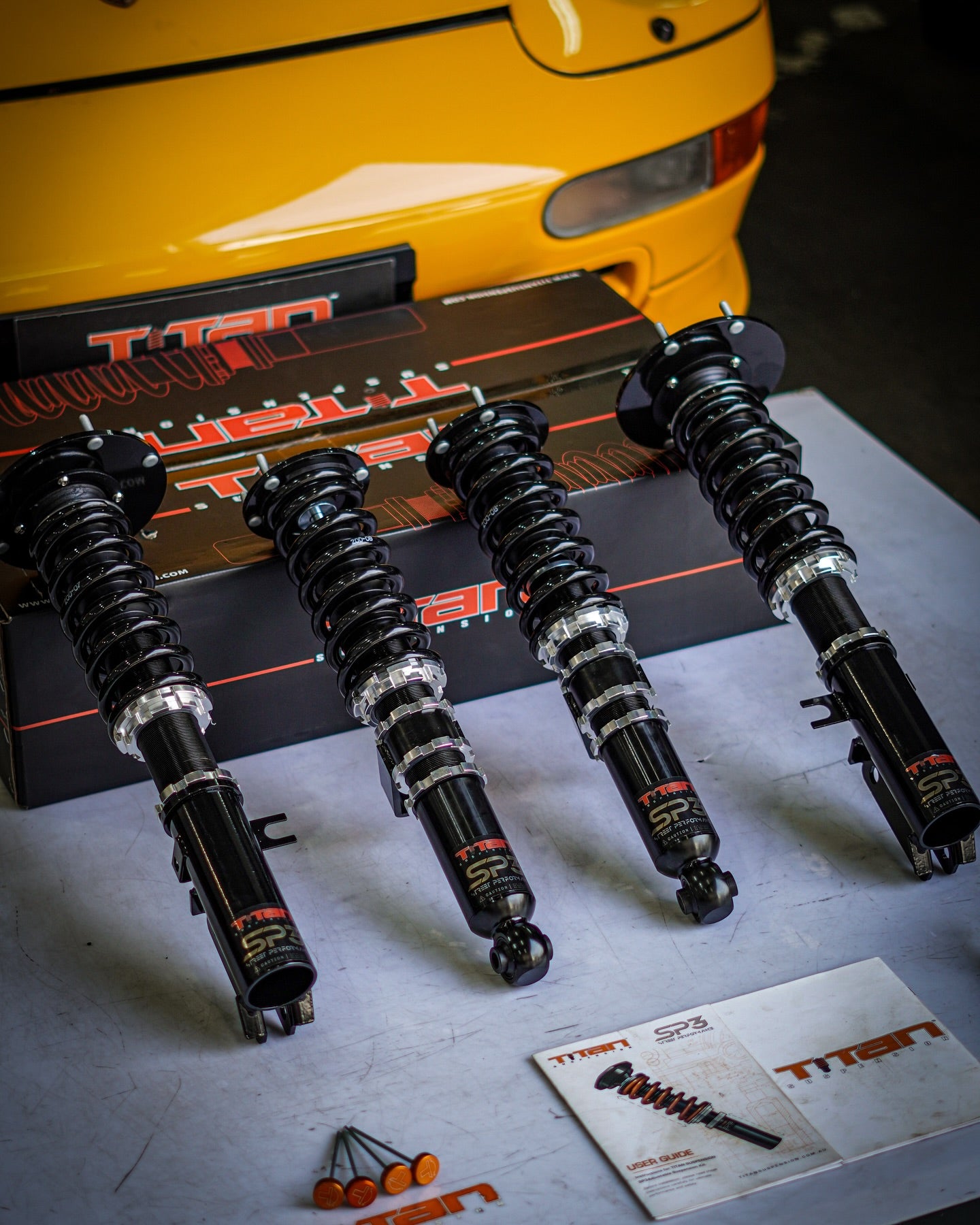 Porsche 911 (993) Coilovers - TITAN SP-3 Suspension Kit – TITAN ...