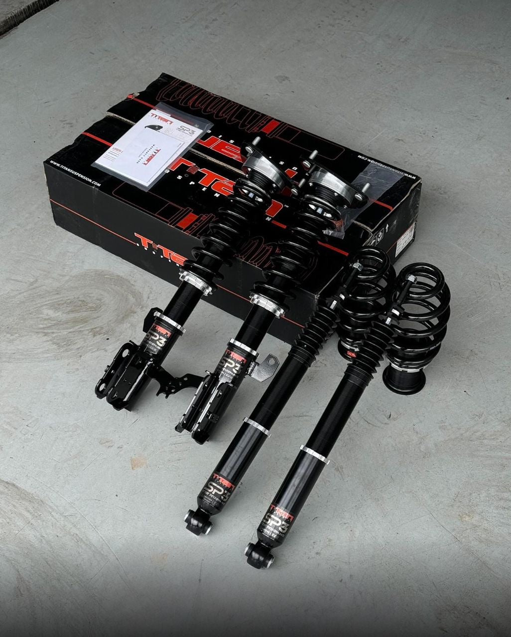 Toyota RAV4 (XA50) - TITAN SP-3 Coilover Suspension Kit – TITAN ...