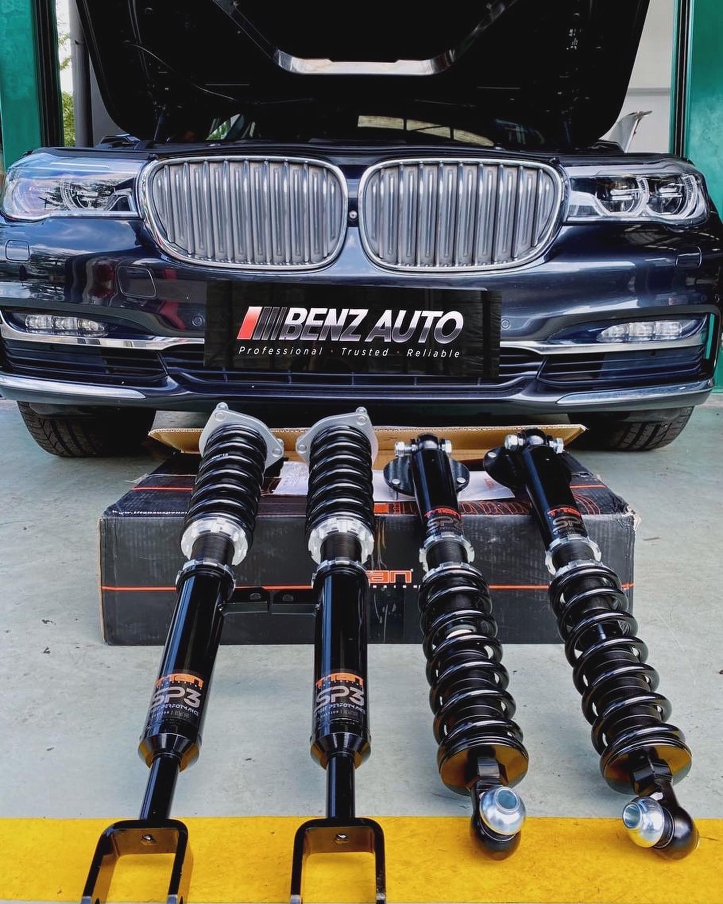 BMW 7 Series G11 / G12 Coilovers - TITAN SP3 Suspension Kit – TITAN ...