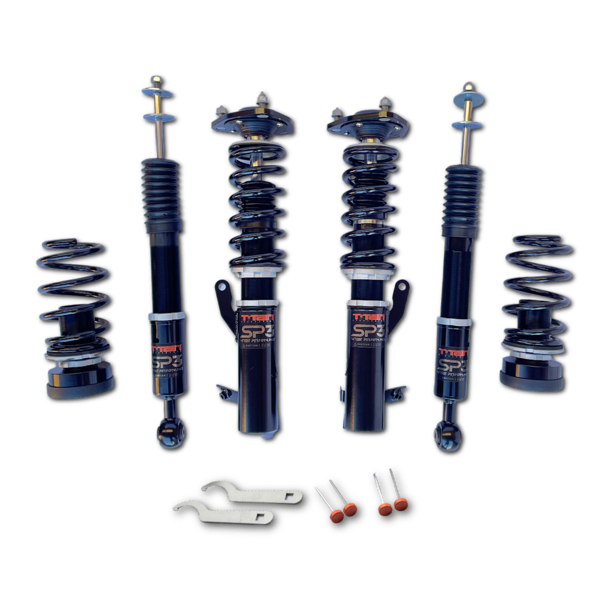 Honda Civic FK1 / FK2 / FK3 Coilovers - TITAN SP3 Suspension Kit ...