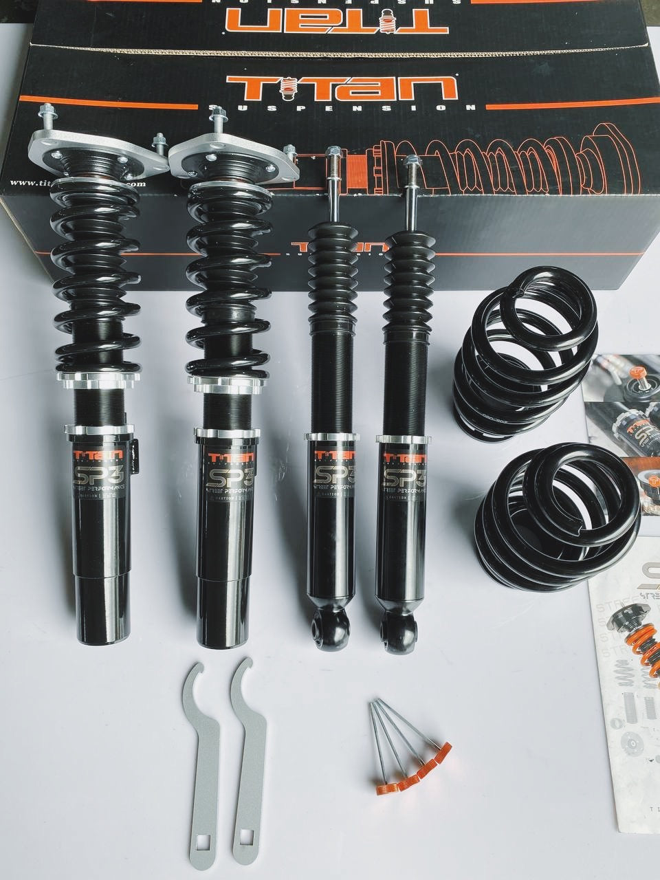 AUDI Q3 Coilovers (Type 8U) - TITAN SP3 Suspension Kit – TITAN ...