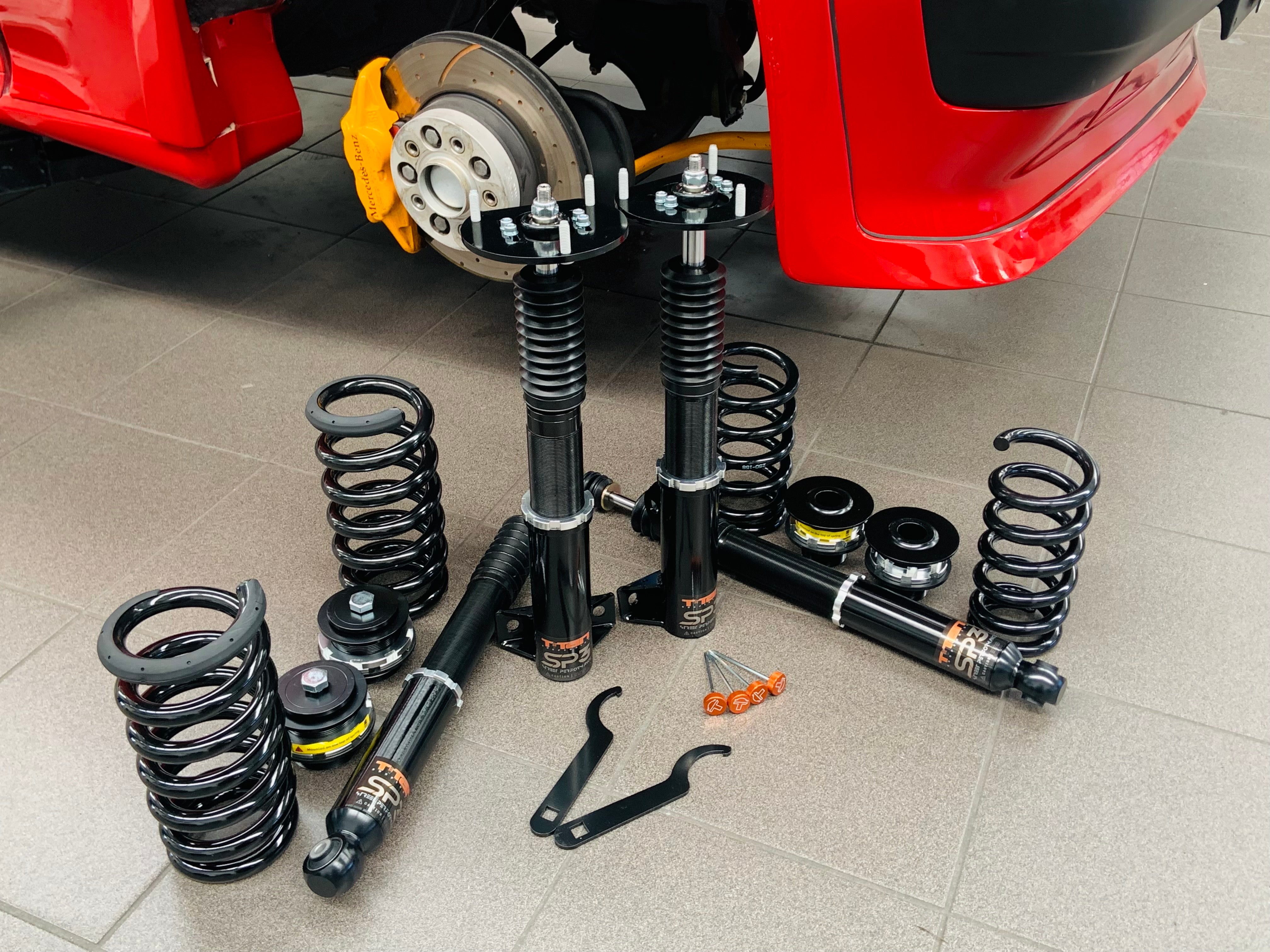 Mercedes-Benz CLK Class C208 A208 Coilovers - TITAN SP3 Suspension Kit ...